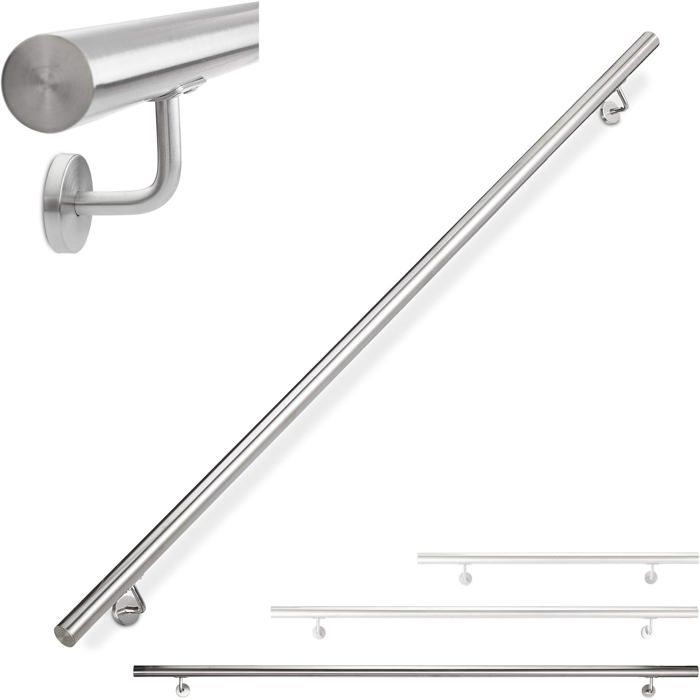 Main Courante, INOX 304, rambarde escalier Ronde, intérieurextérieur ...