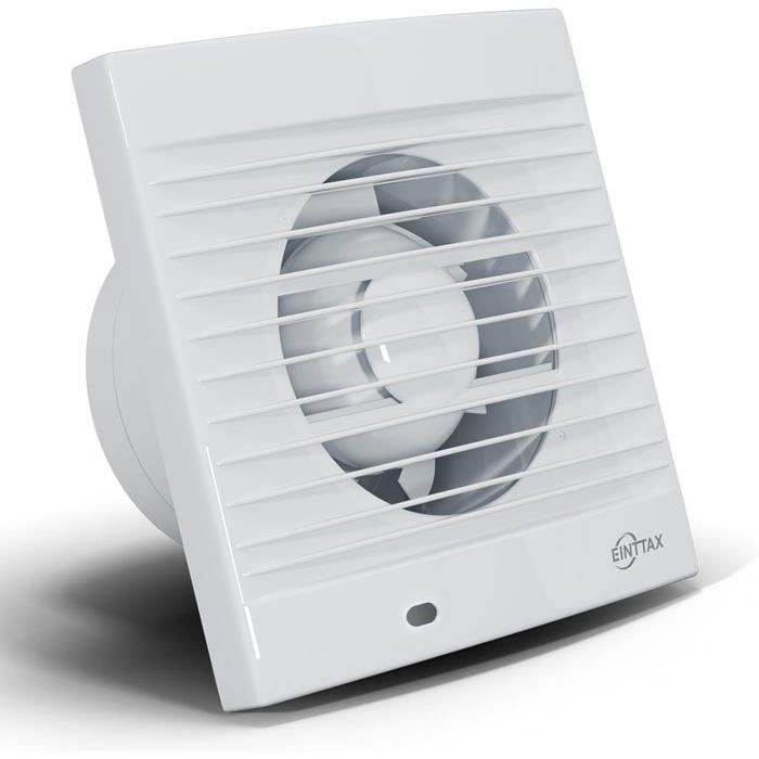 EINTTAX 100 mm Ventilateur,Extracteur d'Air,VMC,avec Clapet Anti-Retour,12 W,32dB, pour Salle de ...