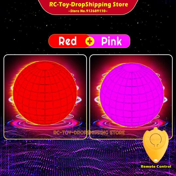 Rouge et rose - Flying Ball Boomerang Fly Orb, Magic avec lumières LED ...