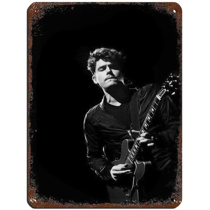 Poster rétro en métal Singer John Mayer , Art chic rétro, décoration ...