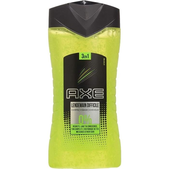 Bain, savons et soins du corps Axe Gel Douche Homme 3en1 Lendemain ...