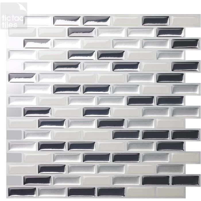 25X25Cm, 5 Pièces 3D Carrelage Adhésif Mural Stickers Carrelage ...