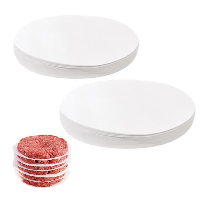 1000 Pièces de Papier Burger, Feuilles de Papier Burger Rondes de 9cm ...