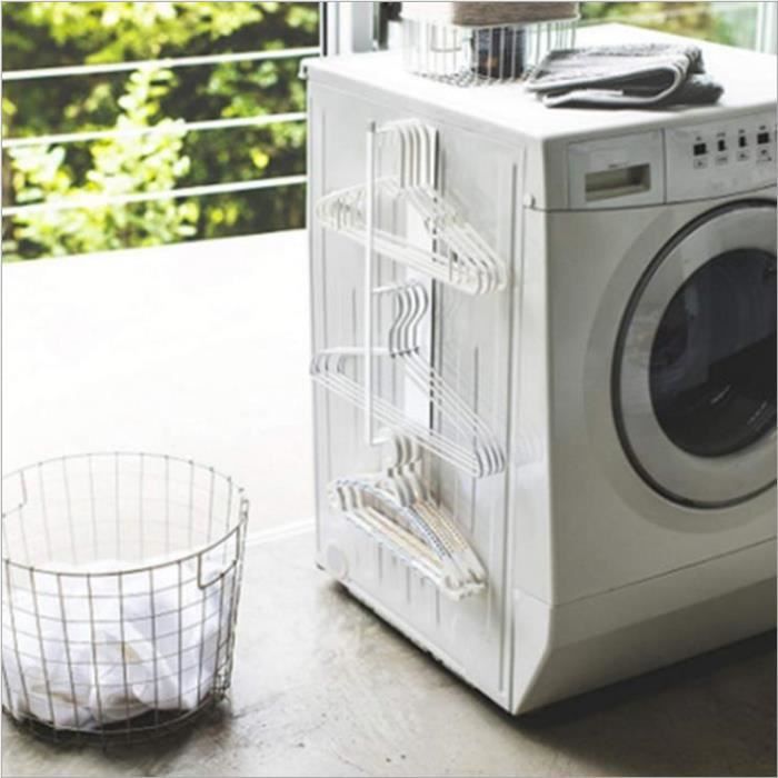 Washing machine side wall bracket magnet bathroom clothes hanger ...