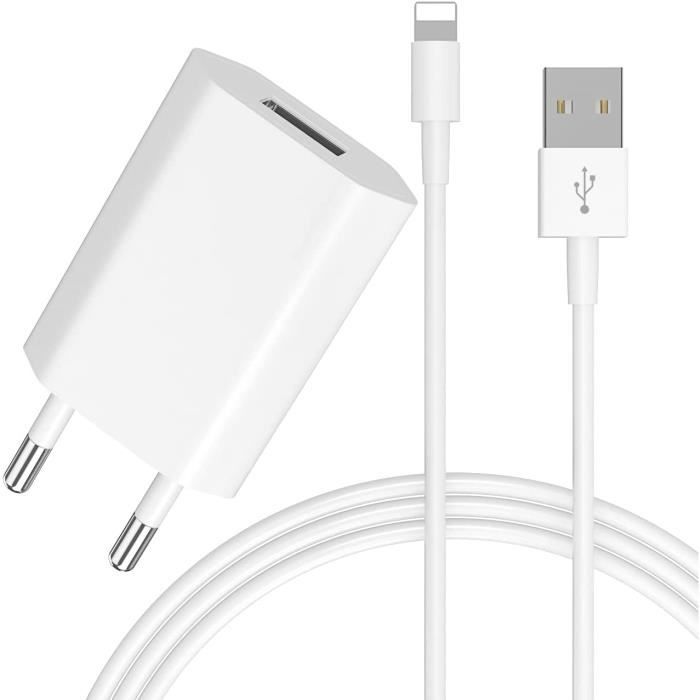 Chargeur pour iPhone 11 8 Plus 7 6 SE 2020 6S X XR XS Pro ...