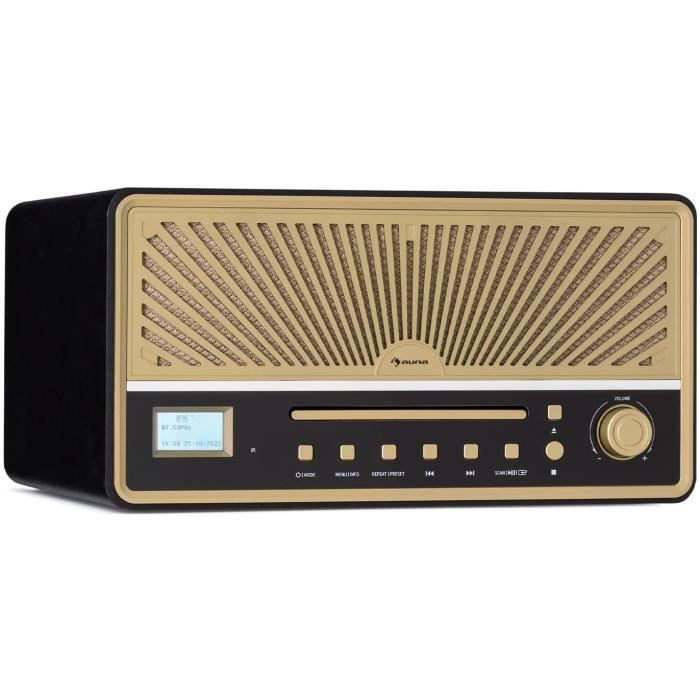 Radio Portable CD, Mini Chaine HiFi, Poste Radio Numérique Dab-Dab+-FM ...
