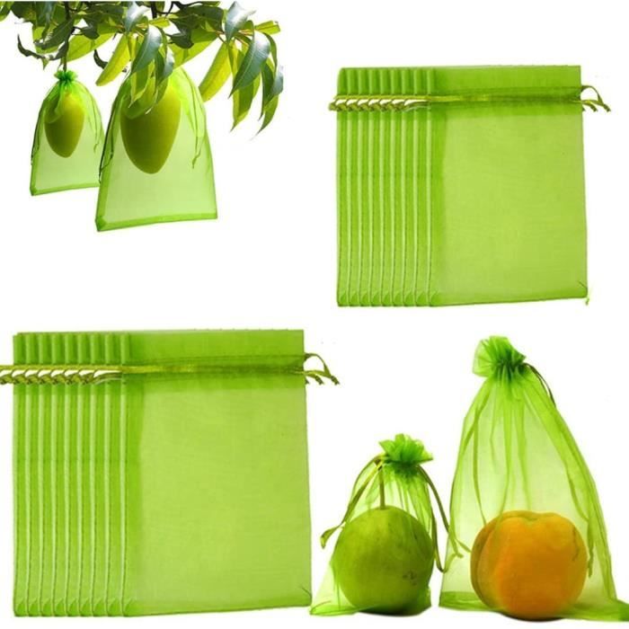Filets de jardin, sac de filet de protection contre les fruits pour sac ...