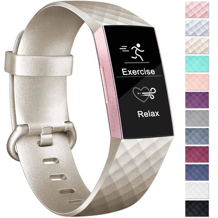 Bandes de Sport Honecumi pour Fitbit Charge 3-4 bracelet de montre ...
