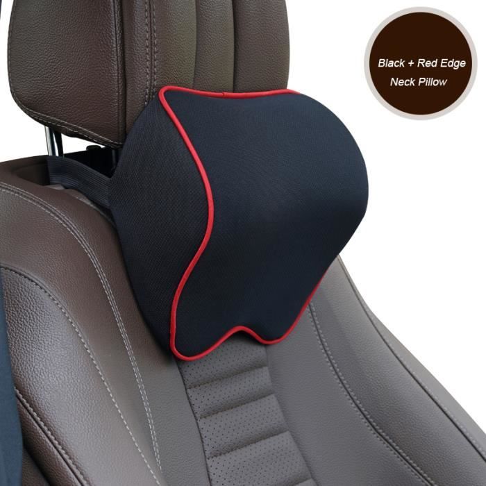 Appui tête de voiture en coton à mémoire de forme, accessoire de ...