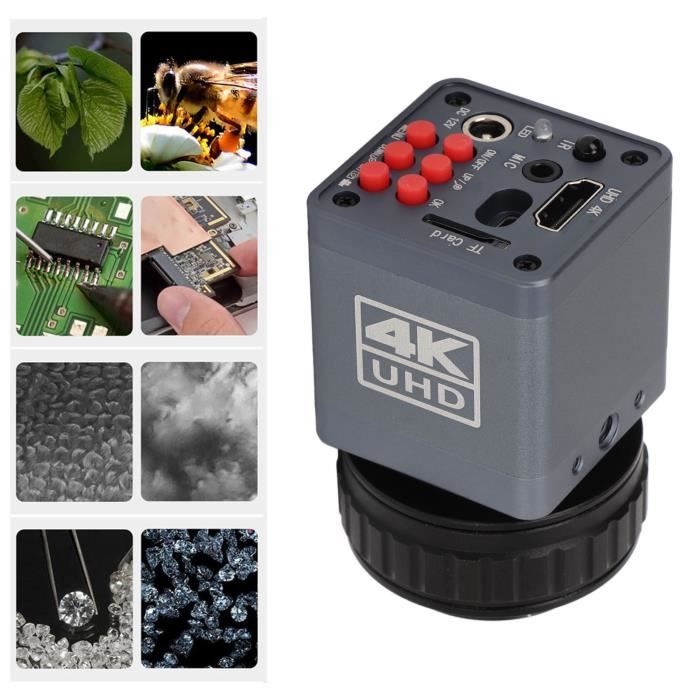 Drfeify Caméra de microscope vidéo Caméra de Microscope Numérique 41MP ...