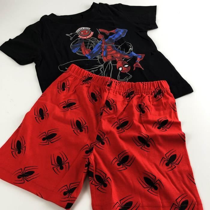 Spider Man Ensemble De Pyjama Garçon Fm Spider 3 Pyj 34580 Noir 5