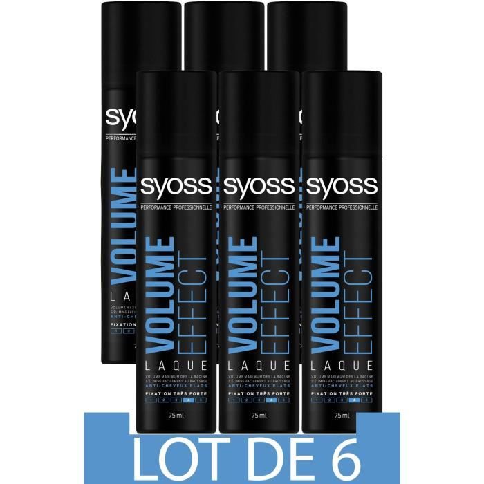 SYOSS Spray Laque Coiffant Volume Effect - Anti cheveux plats ...