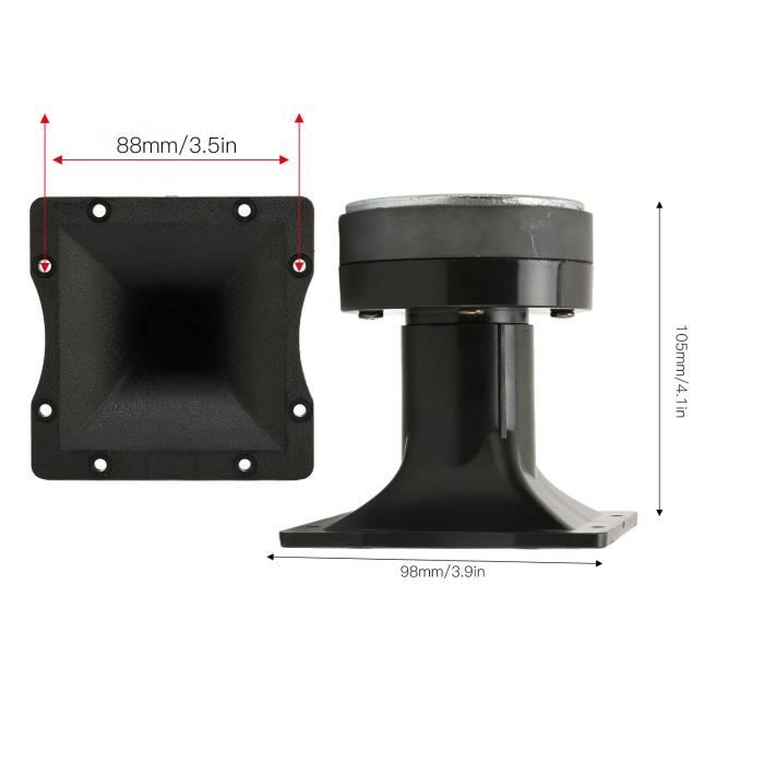 WIP Haut-parleur Tweeter HiFi 30W à gamme complète 8Ω avec sensibilité ...