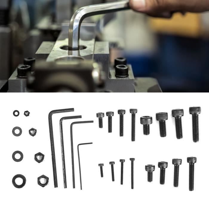 Ensemble d'écrous à vis, assortiment d'écrous à vis 664pcs douille de ...