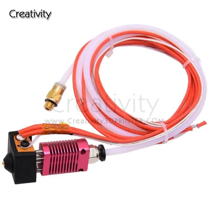 Kit d'extrudeuse Hotend pour imprimante 3D MK8,buse de 0.4mm,filament de 1.75mm pour Ender3-V2 ...