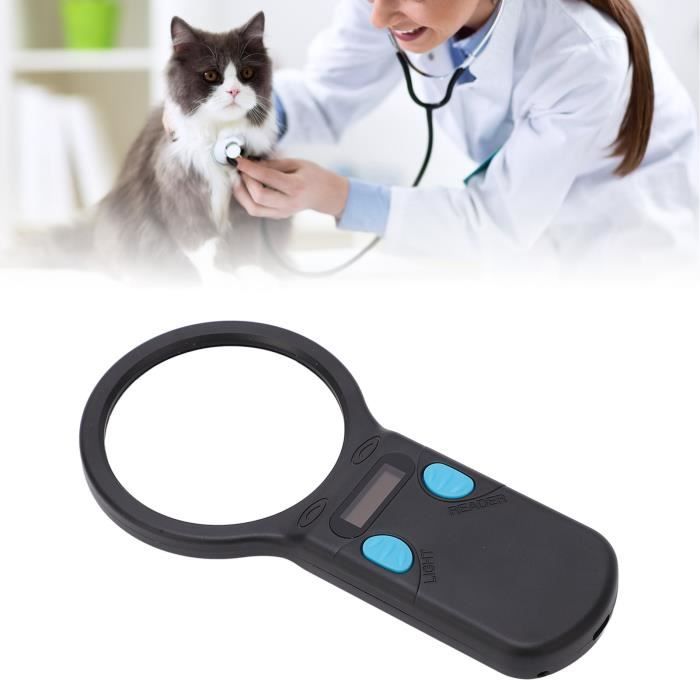 TMISHION lecteur de micropuces pour animaux de compagnie Scanner de ...