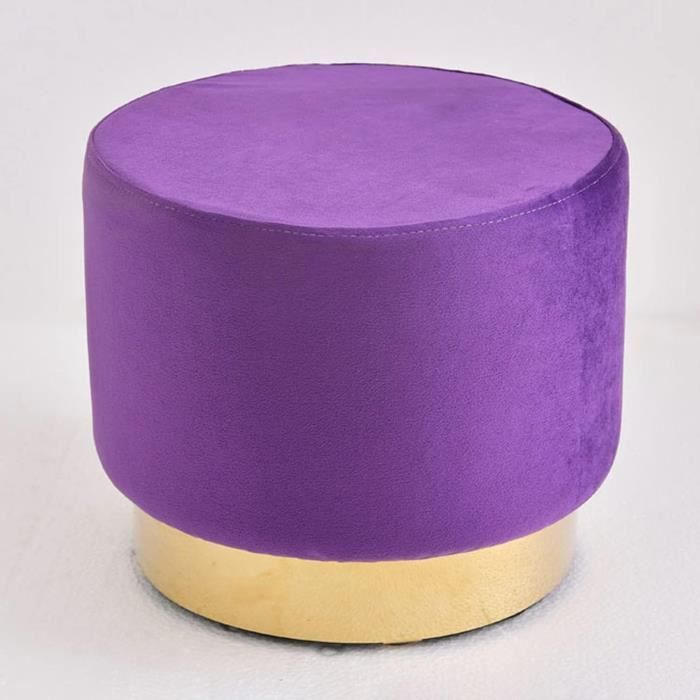 Tabouret Bas Rond En Velours, Poufs Et Repose-Pieds Avec Base Durable ...