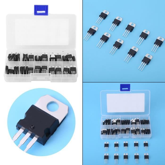 YOSOO Transistor assorti Transistor Assortment Kit 60pcs 10 Values ...