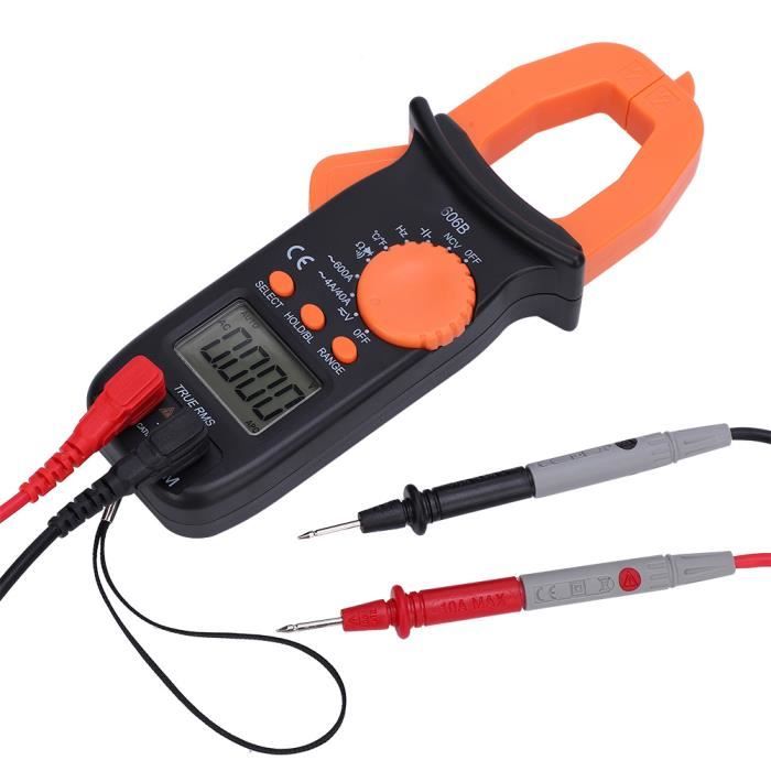 YOSOO Multimètre à pince Clamp Meter, 606B Digital Handheld Clamp ...