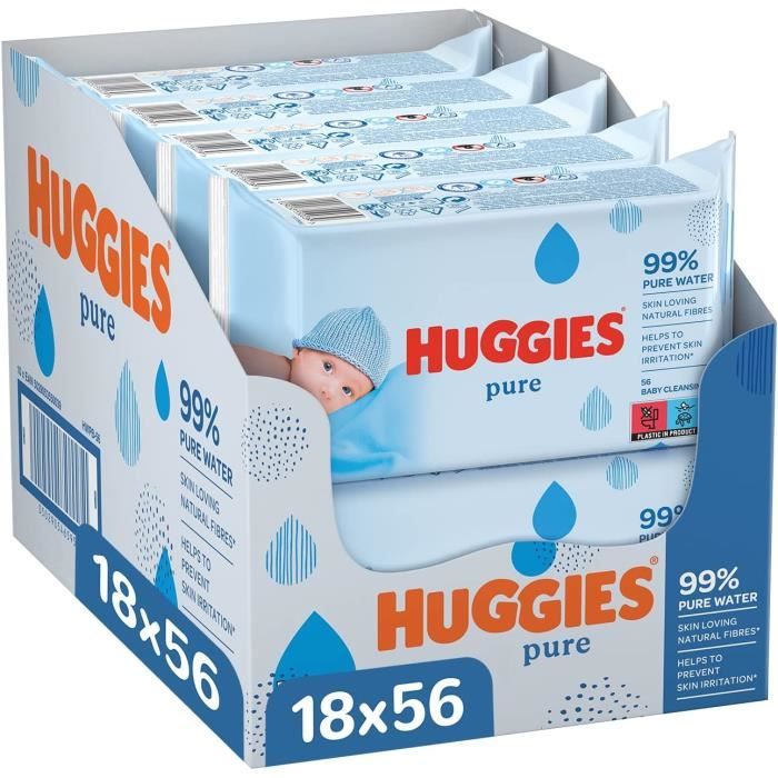 , Lingettes Bébé, Pour Tout Le Corps, À L'Aloe Vera, Natural Care 10X56 ...