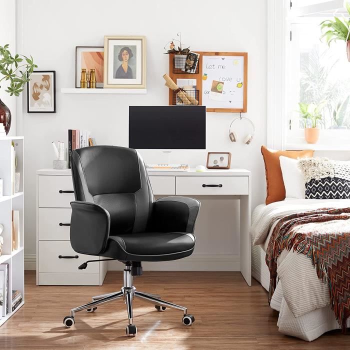 LIWI-Fauteuil de bureau, Chaise ergonomique, Siège pivotant, revêtement ...