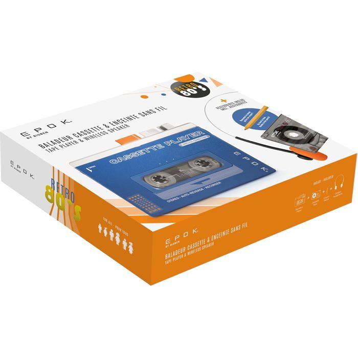 BIGBEN Baladeur Cassette Bluetooth 5.4 - Enceinte BT, Enregistreur ...