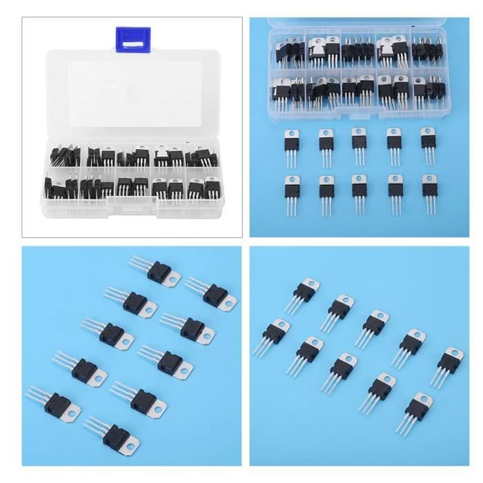 YOSOO Transistor assorti Transistor Assortment Kit 60pcs 10 Values ...