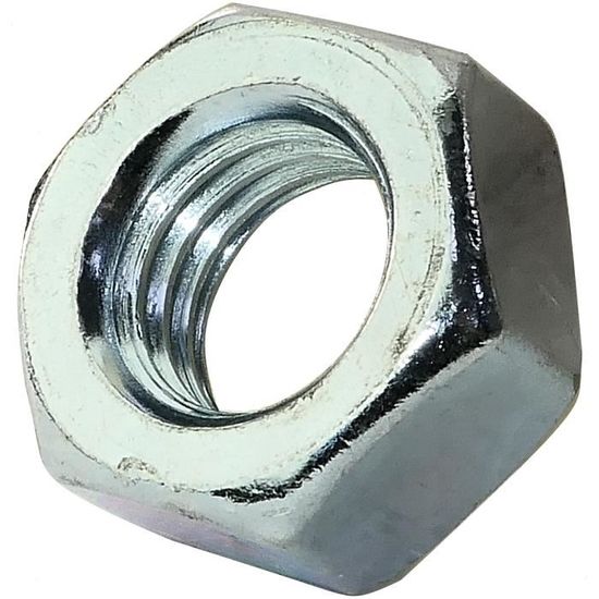 AERZETIX - Lot de 50 - écrou hexagonal - en acier zingué 8.8 - filetage ...