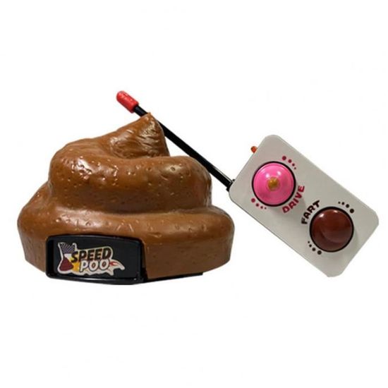 Brun - Jouet de caca télécommandé pour enfants, vitesse, décompression ...
