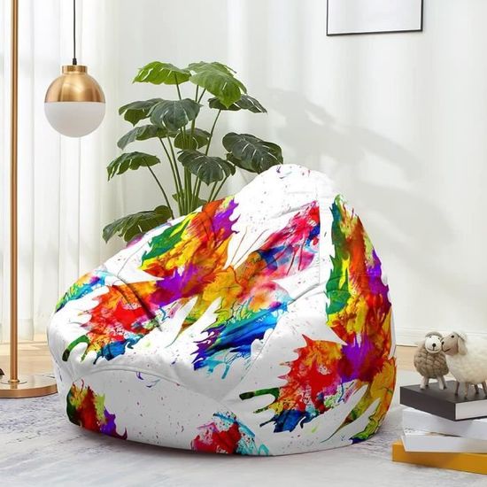 Pouf Poire Sans Remplissage, Pouf Pour Enfant Ado Adulte, 3D Papillon ...