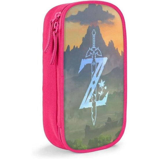 Trousse à crayons - Legend of Zelda - Rose - Cuir - 5x10.5x21cm ...