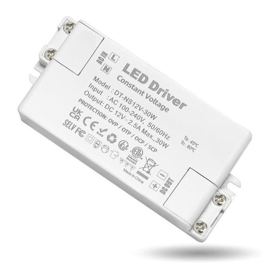 12 V 30 W, Transformateur 220V 12V, Alimentation 12V, Led Driver 12V ...