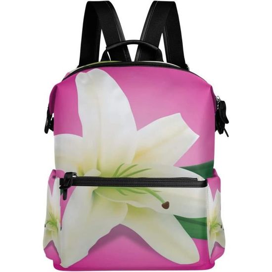 Sac D'École À Dos Motif Fleurs De Lys[H6338] - Cdiscount Bagagerie ...