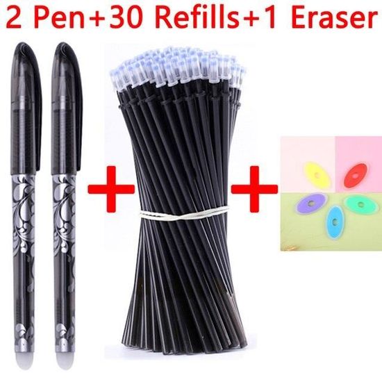 STYLO,Type A--Stylo à Encre de Gel Effaçable, Jolis Feutres Style ...