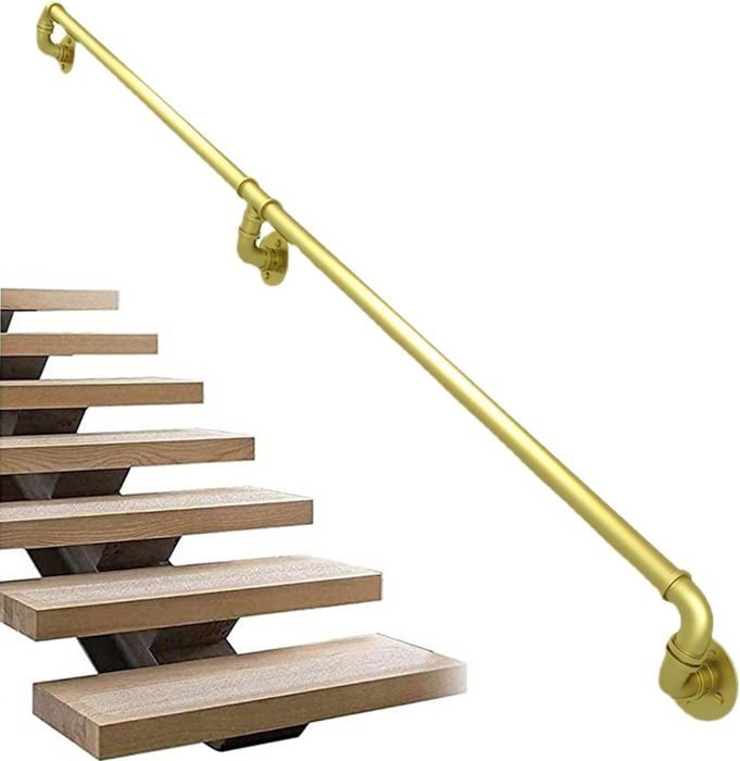 Main Courante Dorée Pour Escaliers - Kit Complet Mains Courantes ...
