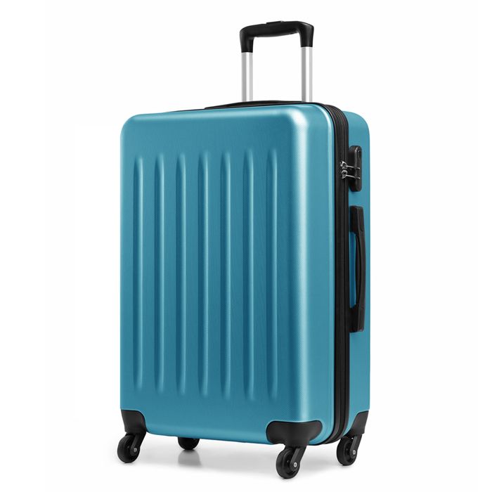Valise Bagage Cabine 65x41x26cm Valise de Voyage Rigide ABS Cabine ...