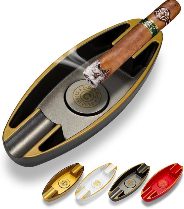 CIGARWONG Cenier à cigares avec 2 porte-cigares, cenier de voyage ...