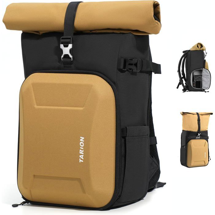 TARION Rolltop Sac à Dos Appareil Photo - Grand Sac Photo avec ...