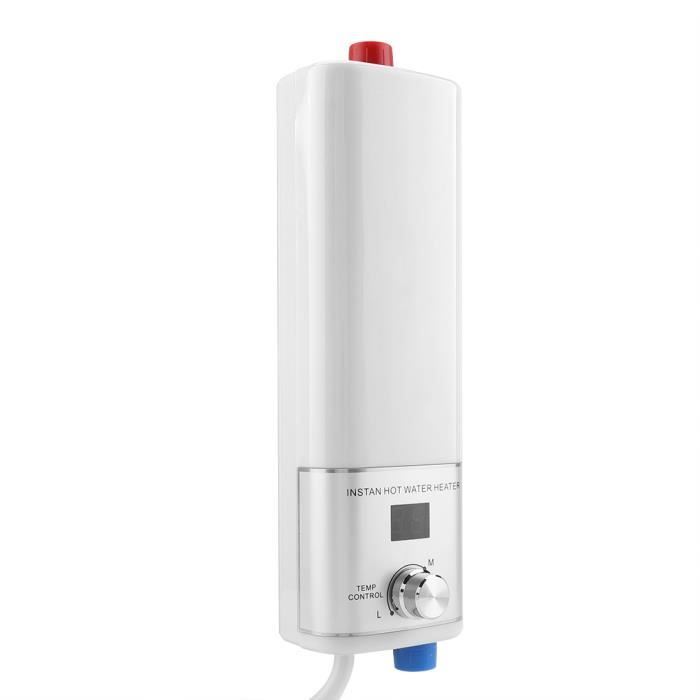 Akozon chauffe-eau sans réservoir 5500W 220V Mini Chauffe-Eau Intelligent Instantané ...