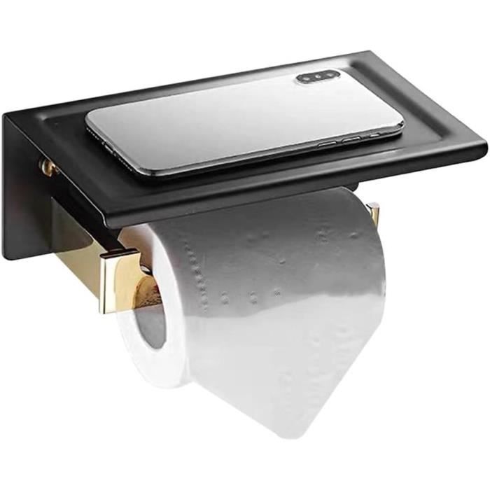 Support Papier Wc Sans Percage Sans Percage Derouleur Papier Toilette ...