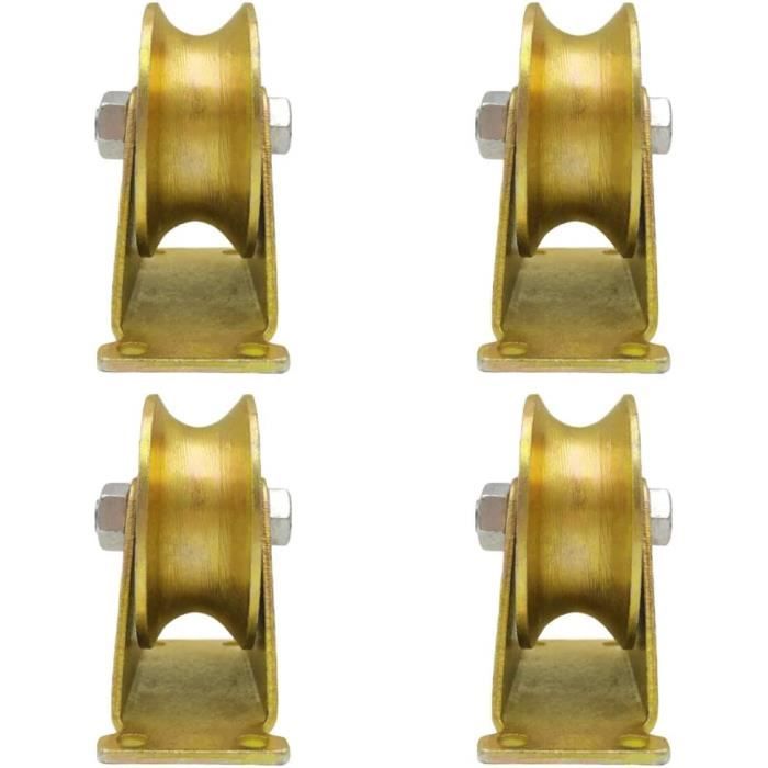 LI-Rail En U de Rail de Roue de Cannelure,Lourd Roulettes,Coulissante ...