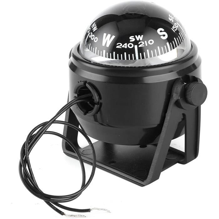Boussole de LED pour bateau, boussole de navigation de bateau de yacht ...
