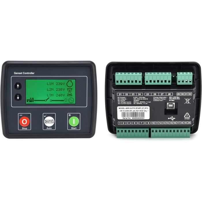 Contrôleur de Groupe électrogène, Panneau de Module de Commande de générateur de contrôle de ...