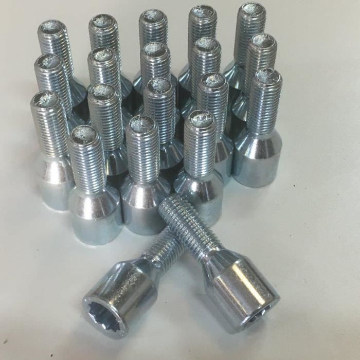 20 Vis Etoile Courtes 12x125 L2=25 - Acier Forge - conique - Cdiscount Auto