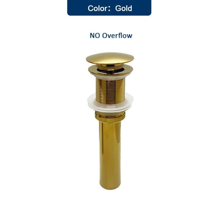 Or Pas de débordement - Robinet De Lavabo Avec Filtre Pop-up, Pour ...