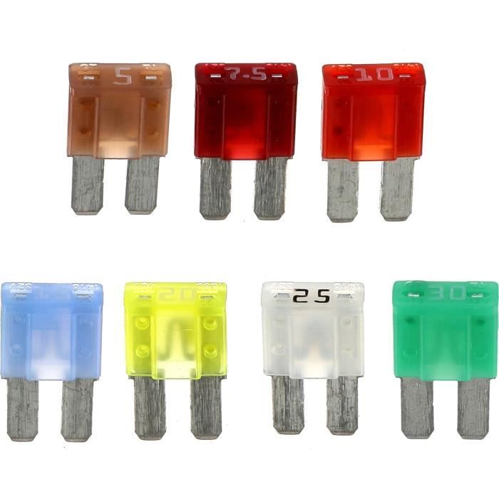Assortiment De Fusibles Plats Micro Ii En Sachet, 32V, 5A-30A, Lot De 7[n682] - Cdiscount Auto