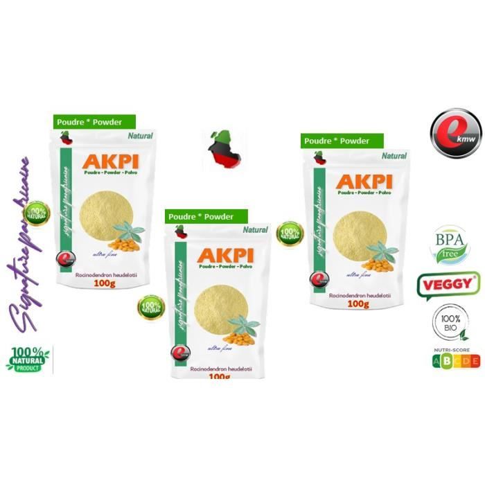 TRIO DE POUDRES D'AKPI 3x 100g - Cdiscount Au quotidien