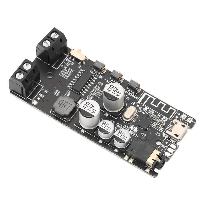 Fdit Carte amplificateur stéréo Bluetooth 5.0 Module récepteur Bluetooth bricolage carte ...