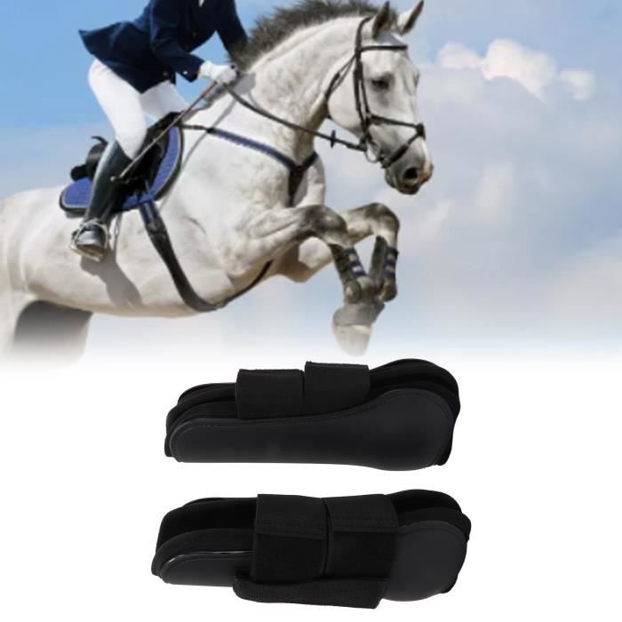JIN-Bottes avant de cheval Protection de jambe légère et réglable ...