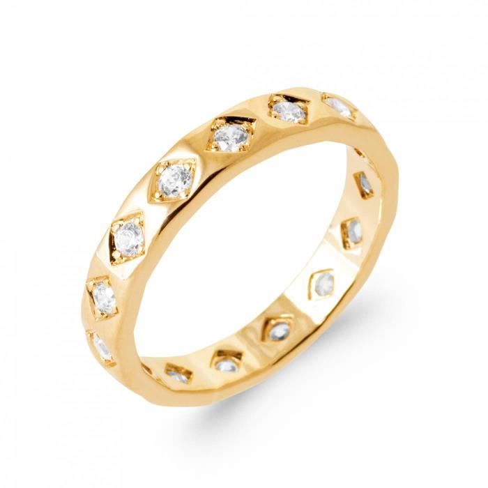 Bague Pierre & Plaqué Or Bijoux en Vogue: Bague pierre & plaqué or ...